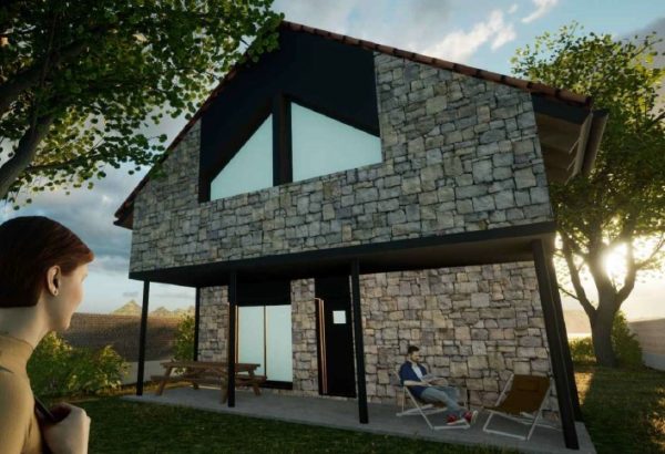 FINALISTA Mejor Iniciativa de Edificación Sostenible y/o Saludable en Aragón: Villa de Aratorés ...